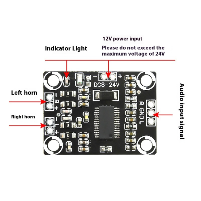 CA-3110 Amplifier Board technical details