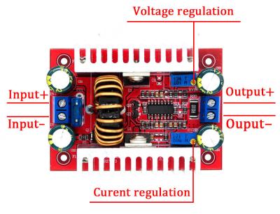 China 3-5V DC 400W 15A Step-up LED Driver Charger Power Supply Module for Voltage Boosting for sale