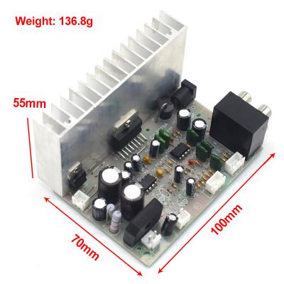 Cina Amplificatore professionale Tavola di amplificatore per subwoofer digitale AC/DC 12V 2*38W TDA7379 in vendita