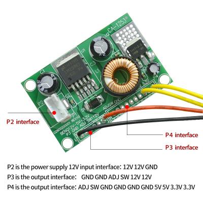 Cina Modulo di alimentazione LCD da 12 a 5 a 3,3 V in vendita