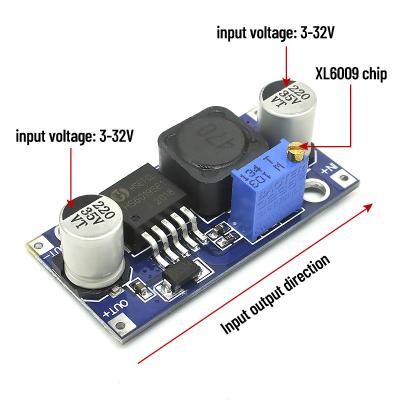 Cina LED e LCD Compatibile 43*22mm Super XL6009 Modulo di potenziamento DC-DC con uscita regolabile in vendita