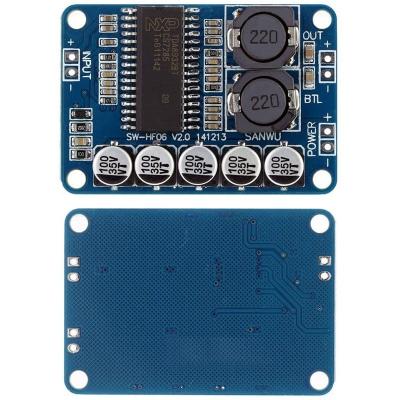 中国 35Wデジタル電源増幅機モジュール TDA8932 作業電圧DC10-30Vのためのブルーオーディオボード 販売のため