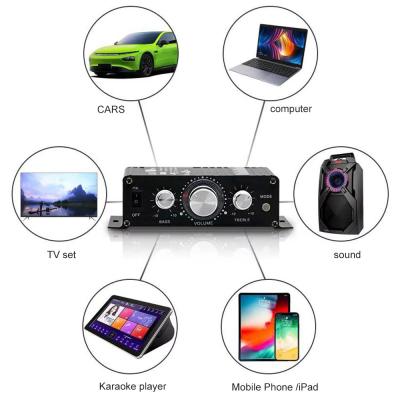 中国 AK-270 12V スモールパワー ブルートゥースオーディオアンプ 2.0チャンネル出力 HIFI ミニパワーアンプ 販売のため