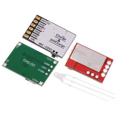 Cina TP5100 TP5000 Controllo di carica Pannello di alimentazione 18650 1A 2A 5V Compatibile con batterie al litio 4.2V 8.4V 1S 2S in vendita