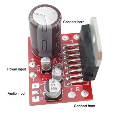 Cina TDA7379 Modulo di amplificatore di potenza stereo doppio canale DC9V-17.5V 38W+38W Amplificatore di scheda audio TDA7379 in vendita