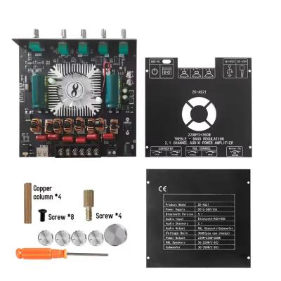 Cina ZK-AS21 Modulo di amplificatore audio di 2.1 canali TPA3255 Subwoofer 220WX2+350W 220WX2+350W Amplificatore ZK-AS21 in vendita