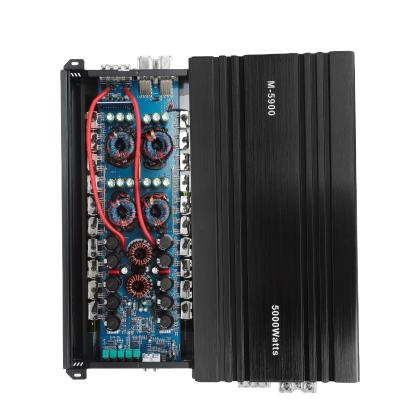 중국 12V 5000W 고출력 모노 클래스 D 카 오디오 파워 앰프 5000와트 서브우퍼 크로스오버 포함 판매용