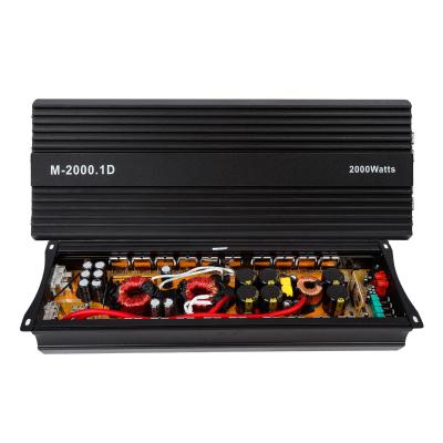 Cina Amplificatore di potenza audio per auto da 12V 2000W di alta potenza 2000 Watt Subwoofer mono di classe D con crossover in vendita