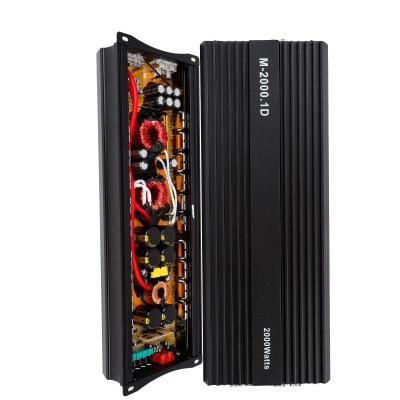 Cina Amplificatore di potenza audio per auto da 12V 2000W di alta potenza 2000 Watt Subwoofer mono di classe D con crossover in vendita