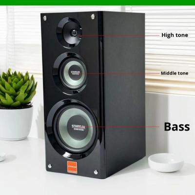 Cina Abito:Cyclone n. 8 Altoparlante ad amplificatore casalingo a tre vie dipinto Set con amplificatore SR8800 e subwoofer da 10 pollici in vendita