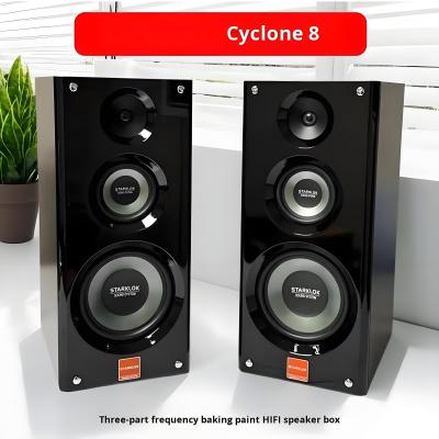 Cina Abito:Cyclone n. 8 Altoparlante ad amplificatore casalingo a tre vie dipinto Set con amplificatore SR8800 e subwoofer da 10 pollici in vendita