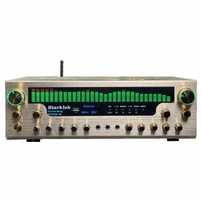 China 8000SW Flagship Version 7.1 CH 2500W Home Amplifier Full Aluminum Alloy Gold Body Double Ring Cow Partition Stereo Amplifier for sale