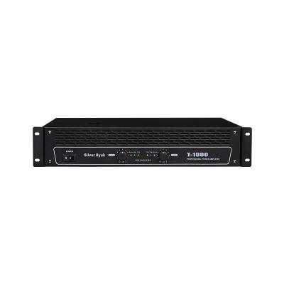 China T-1200 T-1000 T-800 T-600 2*600W Commercial High-Power Professional KTV AV Amplifier Metal Pure Post-stage Power Amplifier for sale