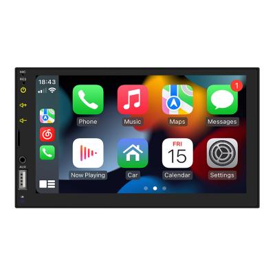 China 7 Inch Car for MP5 Player with for BT Wireless HD Rearview Camera CarPlay Android Auto Dashboard Radio Wired Dashboard Radio for sale