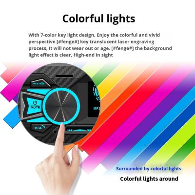 中国 クレアトール 国境を越えた新車 MP3 プレイヤー カード スロット U ディスク 車用ラジオ ブルートゥース 無負荷音声増幅器の中央制御 販売のため