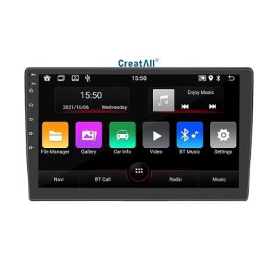 China Creatall 9 Inch Universal Dashboard GPS Navigation Player Android All-in-One Wireless CarPlay with ADS for Automotive Use for sale