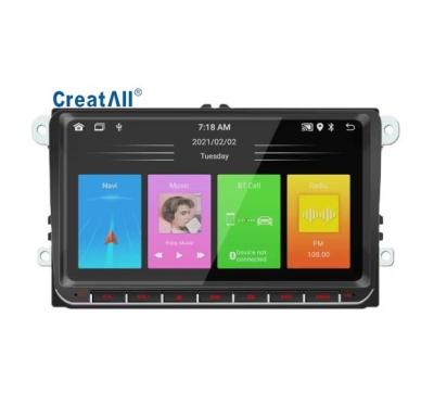 China Creatall New 9-Inch for Volkswagen Car Head Unit for Bluetooth MP5 Player Android System GPS Navigation CarPlay Integrated for sale