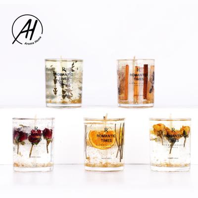 Cina Olio essenziale di Jelly Wax Candles Wedding Gift dell'oceano creativo del supporto romantico in vendita