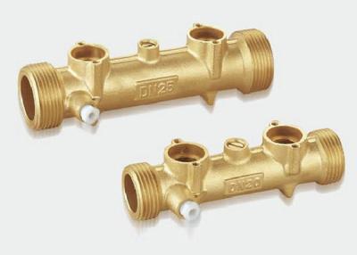 Cina Tubo ultrasonico d'ottone del trasduttore del corpo del contatore per acqua, parti del misuratore di portata DN20 in vendita