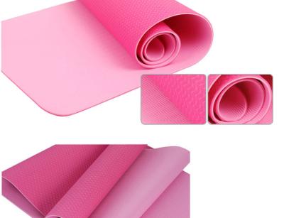 중국 4mm ECO 다른 짜임새 높은 그립 TPE 요가 매트 판매용