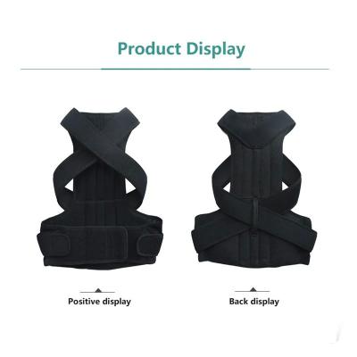 중국 Men and Women Posture Belt Brace Clavicle Support Stop Slouching Hunching Adjustable Back Trainer Posture Corrector 판매용