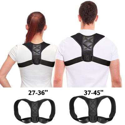 중국 Medical Adjustable Clavicle Posture Corrector Men Woemen Upper Back Brace Shoulder Lumbar Support Belt Corset Posture Co 판매용