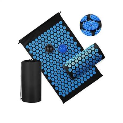 중국 Cotton Fabric Acupressure Mat and Pillow Set with Massage Ball 판매용