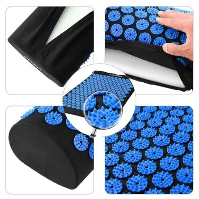 중국 Cotton Fabric Acupressure Mat and Pillow Set with Massage Ball 판매용