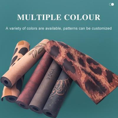 중국 Wholesale Custom Yoga Mats Ecological Non-slip Fitness Gym Handle Bag Cork Carry Strap Yoga Mat With Strap 판매용
