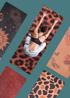 중국 Wholesale Custom Yoga Mats Ecological Non-slip Fitness Gym Handle Bag Cork Carry Strap Yoga Mat With Strap 판매용
