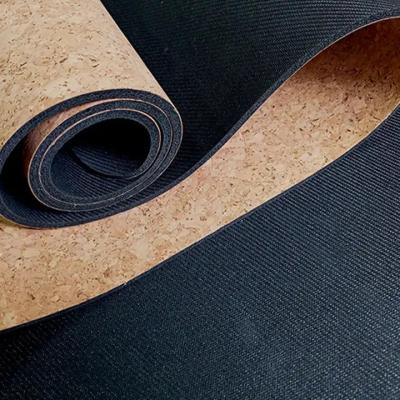 China Extra Wide Round Custom Logo Eco Friendly Nonslip Fitness Exercise Custom Design Cork Yoga Mat zu verkaufen