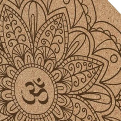 China Marble Round Cork Eco Rubber Custom Manufacturer Anti Slip Custom Design Printed Yoga Mat for Fitness Gym Pilates zu verkaufen