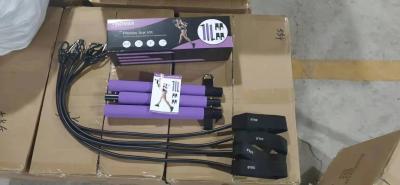 중국 Pilates Bar Kit with Resistance Bands Home Gym Workout Bar Portable 3-Section Exercise Pilates Sticks Bar 판매용