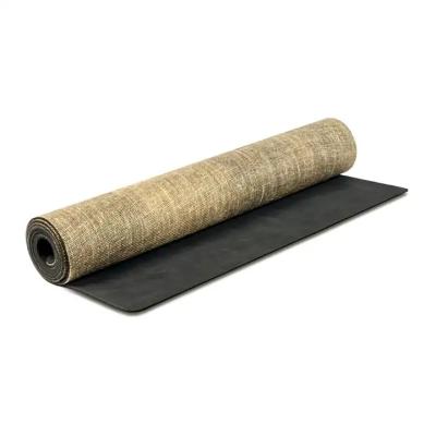 중국 ECO Friendly Hot Selling Fitness Natural Jute Rubber Yoga Mat for Yoga 판매용