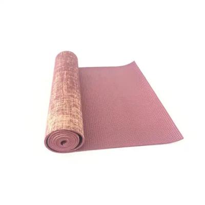 China Customizable Non-slip Yoga Mat, Custom Logo 6mm Jute Yoga Mat zu verkaufen