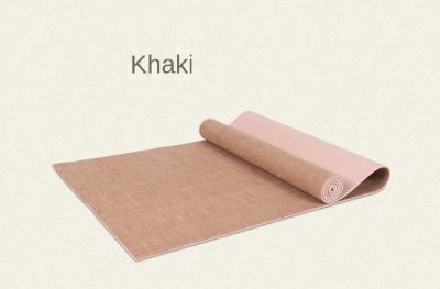 China Customizable Non-slip Yoga Mat, Custom Logo 6mm Jute Yoga Mat zu verkaufen