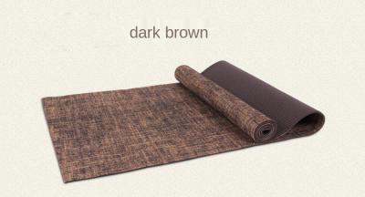 China Customizable Non-slip Yoga Mat, Custom Logo 6mm Jute Yoga Mat zu verkaufen