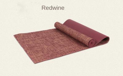 China Customizable Non-slip Yoga Mat, Custom Logo 6mm Jute Yoga Mat zu verkaufen