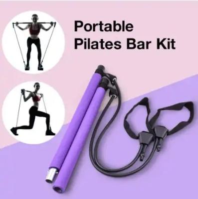중국 Pilates Bar Yoga Stick Pilates bar kit for Home Gym with Resistance Bands for Pilates Exercise and Body Workout 판매용