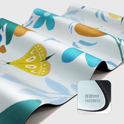 중국 New Trending Full Color Custom Logo Printed Eco Friendly Sublimation Printing PU Yoga Mat 판매용
