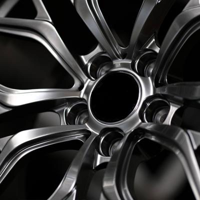 중국 Mesh design gray paint 18 inch automobile rim forged alloy wheel 20 inch modified 5x112 5x120 5x114 3suppliers wheels 판매용