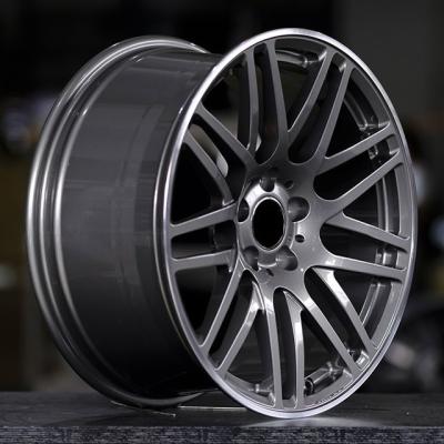 중국 Mesh design gray paint 18 inch automobile rim forged alloy wheel 20 inch modified 5x112 5x120 5x114 3suppliers wheels 판매용