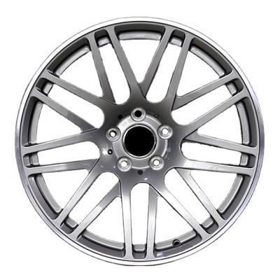 중국 Mesh design gray paint 18 inch automobile rim forged alloy wheel 20 inch modified 5x112 5x120 5x114 3suppliers wheels 판매용
