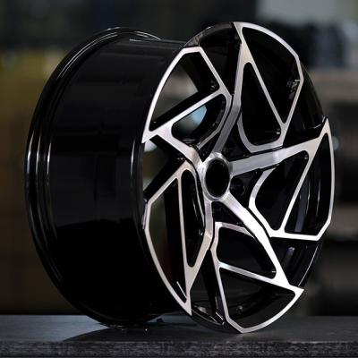 중국 Staggered Satin Black/Machine Face model forged wheels for sale 판매용