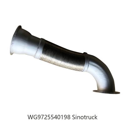 中国 SinotrukはHOWOの適用範囲が広い排気管Wg9725540198を分ける 販売のため