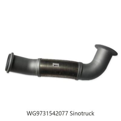 中国 HOWOのトラックの部品の適用範囲が広い排気管のステンレス鋼OEM Wg9731542077 販売のため