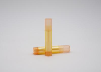 Κίνα 3.5g πλαστικοί κενοί μίνι μοναδικοί χειλικού βάλσαμου σωλήνες χειλικού βάλσαμου εμπορευματοκιβωτίων πορτοκαλιοί λεπτοί προς πώληση