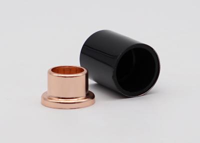 Chine Les couvercles à visser en aluminium de Cologne de rechange de collier d'étape soutiennent la couleur d'or à vendre