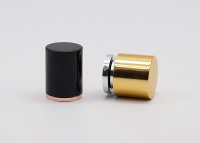 Chine Les couvercles à visser en aluminium de Cologne de rechange de collier d'étape soutiennent la couleur d'or à vendre