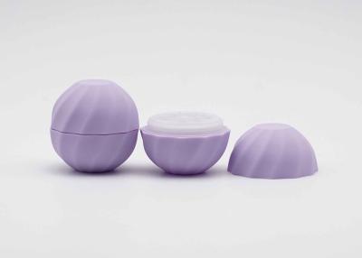 Chine Paquet cosmétique en plastique de baume à lèvres d'oeufs de forme de tube pourpre de baume à lèvres à vendre